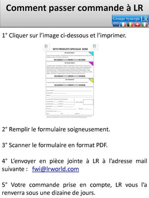 Calaméo - PASSER COMMANDE A LR POUR LES PRODUITS
