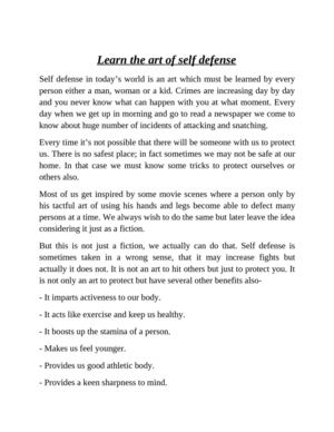 Calaméo - Learn the art of self defense