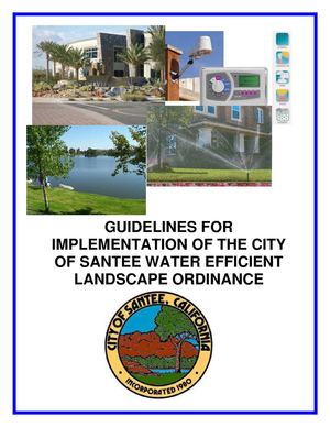Calaméo - Guidelines for Santee Water Efficient Landscape