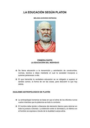Calaméo - LA EDUCACIÓN SEGÚN PLATON