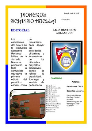 Calaméo - periodico escolar primera edicion