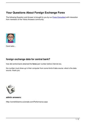 Calaméo - Your Questions About Foreign Exchange Forex