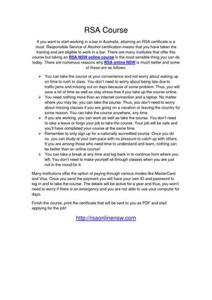 Calaméo - RSA Course