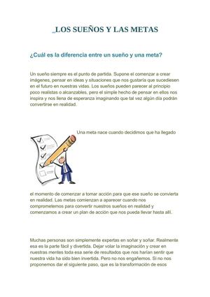 Calaméo - Los sueños y las metas