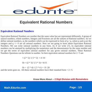 Calaméo - Equivalent Rational Numbers