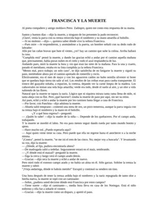 Calaméo - FRANCISCA Y LA MUERTE