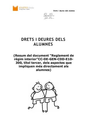 Calaméo - Drets i deures alumnes 6è