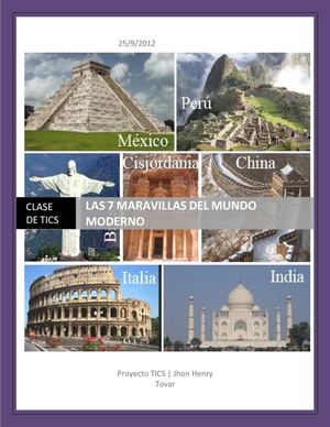 Calaméo - Las sietes Maravillas del mundo
