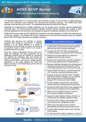 Calaméo - ADSS-SCVP-Server-datasheet