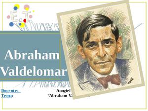 Calaméo - Abraham Valdelomar