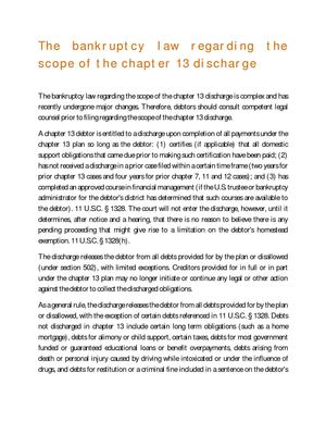 Calaméo - The bankruptcy law regarding the scope of the chapter 13 ...