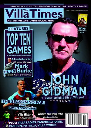 Calaméo - The Villa Times - Issue 3 - John Gidman
