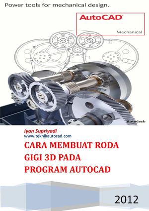 Calaméo - CARA MEMBUAT RODA GIGI 3D PADA PROGRAM AUTOCAD