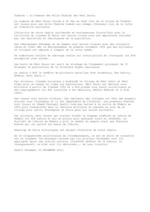 Calaméo - TLEMCEN: Béni Snous, la Commune des Mille Chahids.