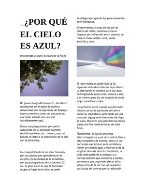 Calaméo - POR QUÉ EL CIELO ES AZUL
