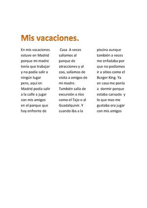 Calaméo - mis vacaciones