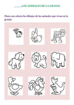 Calaméo - Fichas de la granja