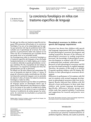 Calaméo - la importancia de la conciencia fonológica