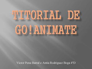 Calaméo - Tutorial de Go!Animate