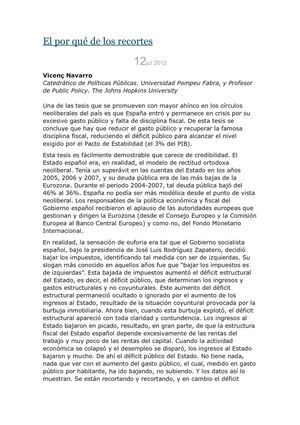 Calaméo - El por qué de los recortes