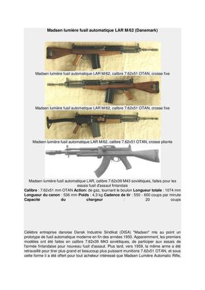 Calaméo - Madsen lumière fusil automatique LAR M/62 (Danemark)