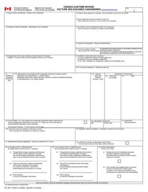 Calaméo - Canada Customs Invoice