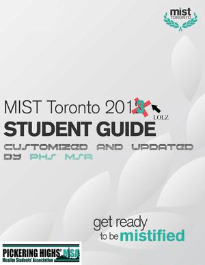 Calaméo - MIST Toronto Student Guide