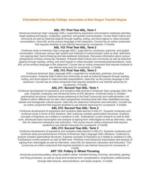 Calaméo - Chemeketa Community College Courses