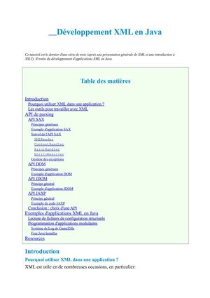 Calaméo - XML et java