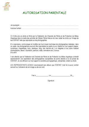 Calaméo - Autorisation parentale photo APN Fédéral