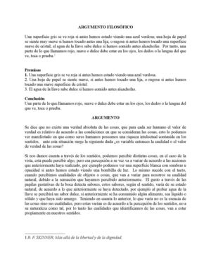 Calaméo - Argumento Filosófico: Los Sentidos