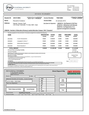 Calaméo - Roger Tokomato's FNU Invoice