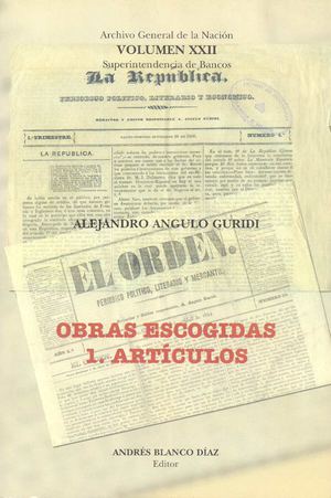 Calaméo - Vol.22. XXII - Obras escogidas 1. Artículos - Alejandro Angulo Guridi