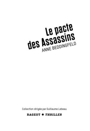 Calaméo - Le pacte des Assassins d'Anne Beddingfeld (Rageot Thriller)