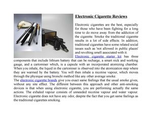 Calaméo - Electronic Cigarette Reviews