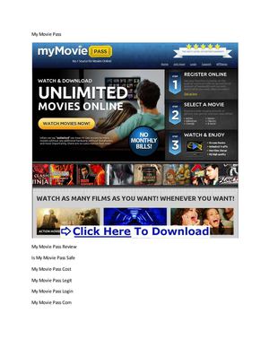 Calaméo - My Movie Pass Com + My Movie Pass Review