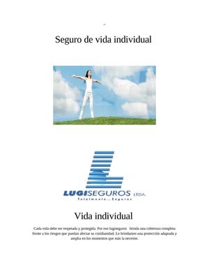 Calaméo - Seguro de vida individual