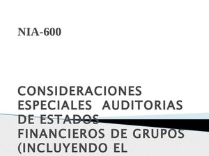 Calaméo - Diapositivas de la NIA 600