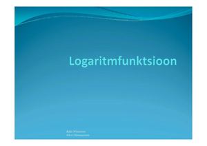 Calaméo - logaritmfunktsioon