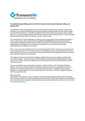 Calaméo - TransactRx Physician Billing Service for Part D Vaccines ...