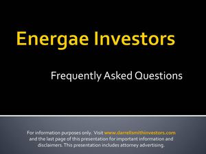 Calaméo - Darrell Duane Smith investors in Energae and iLenders