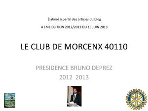 Calaméo - UNE ANNEE DE PRESIDENCE AVEC BRUNO DEPREZ 12 13