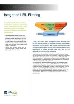 Calaméo - Integrated URL Filtering