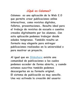 Calaméo - Que es Calameo