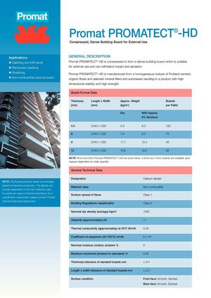 Calaméo - Promat PROMATECT®-HD