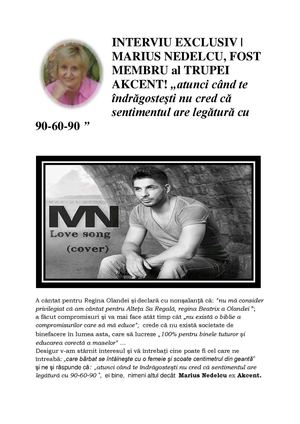 Calaméo - MARIUS NEDELCU ex AKCENT - interviu