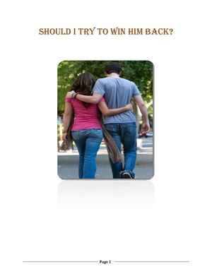 Calaméo - Should I Try To Win Him Back