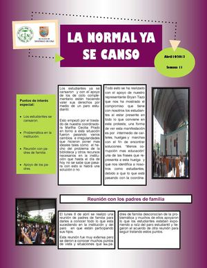 Calaméo - Noticia escolar # 6