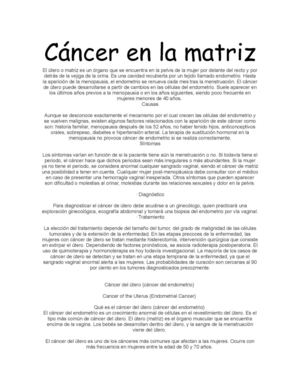 Calaméo - cancer en la matriz