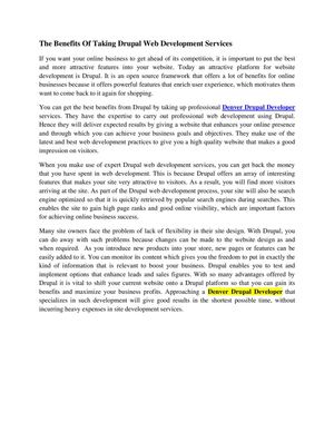 Calaméo - Denver Drupal Developer